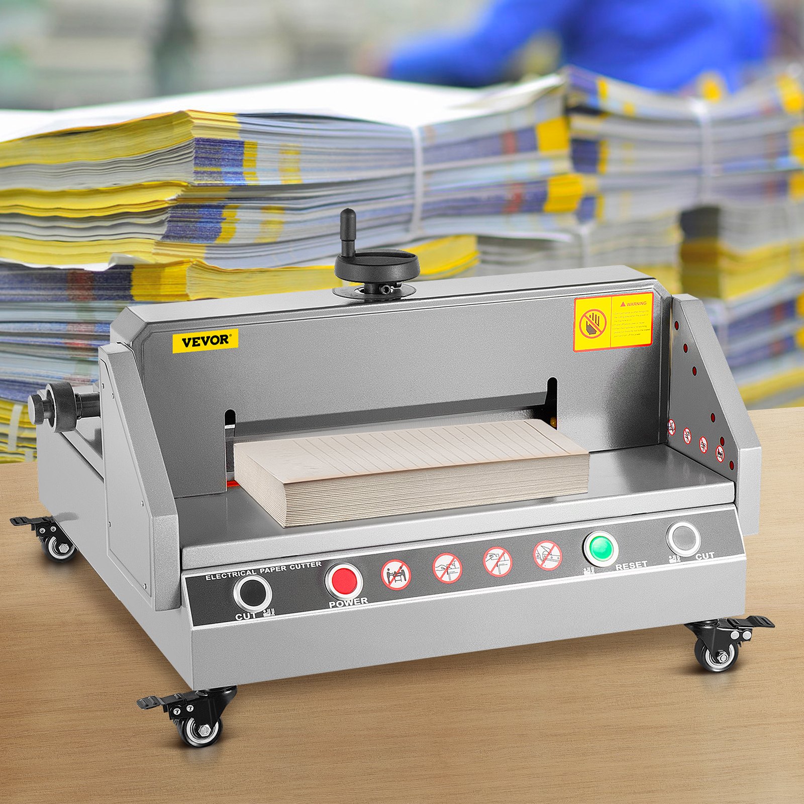 VEVOR Electric Paper Cutter 0-330 Cutting Width, Electric Paper Trimmer ...
