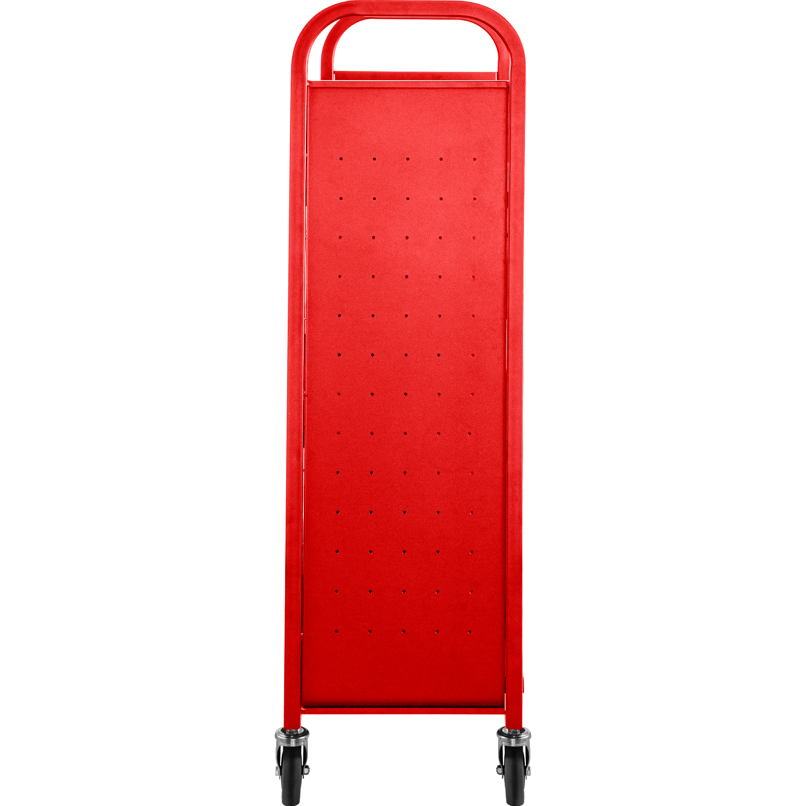 Book Cart Library Cart 200lb with Single Sided V-Shaped Sloped Shelves ...