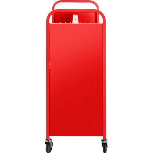 Book Cart Library Cart 200lb with Double Sided W-Shaped Sloped Shelves ...