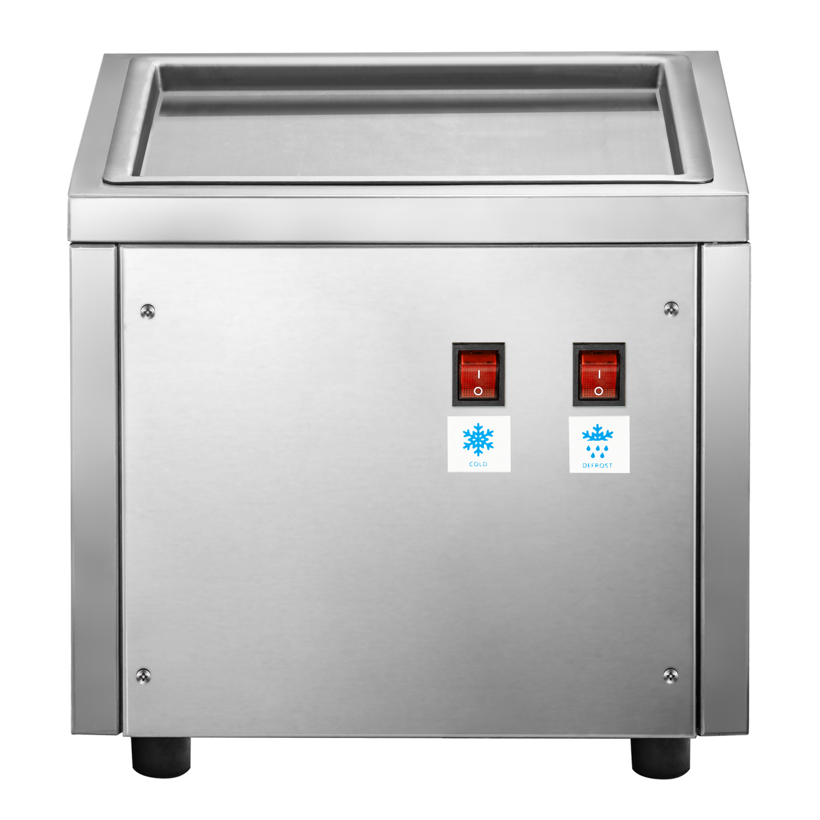 VEVOR Commercial Ice Roll Maker, Stir-Fried Ice Cream Roll Machine with ...