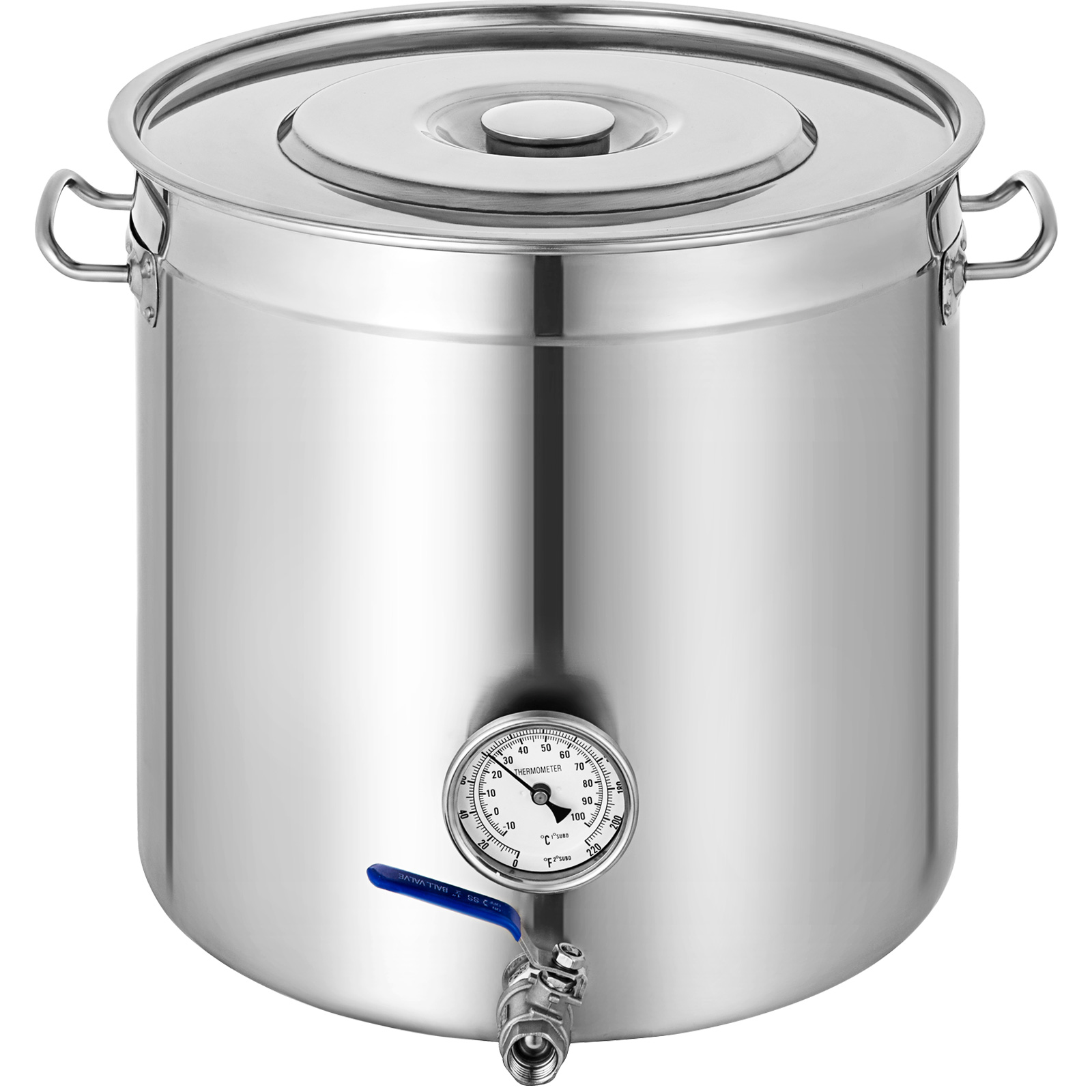 74 Qt Stock Pot Stainless Steel Home Brew Kettle Brewing Stock Pot Beer ...