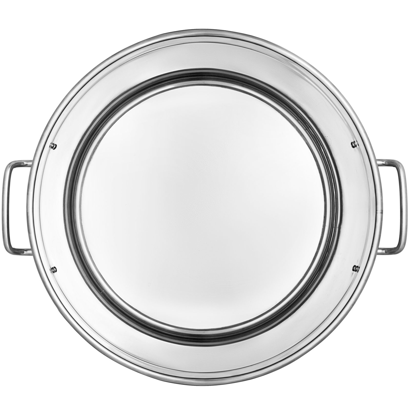 180qt Quart Heavy Duty Tri-ply Thick Base Stainless Steel Stock Pot W ...