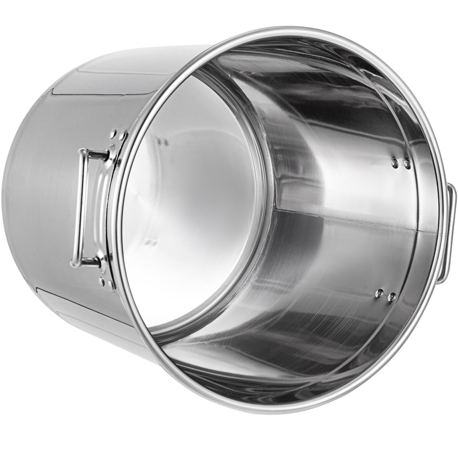 180qt Quart Heavy Duty Tri-ply Thick Base Stainless Steel Stock Pot W ...