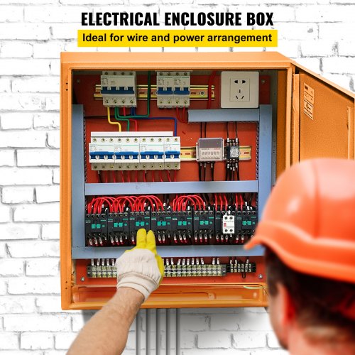 VEVOR Electrical Enclosure, 20'' x 20'' x 6'', UL Certified NEMA 4 ...