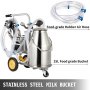 Vevor Electric Milking Machine Milker Machine 25L, Cow Milking Machine ...