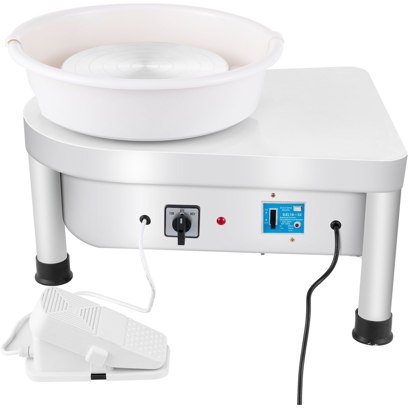 280w 25cm Electric Pottery Wheel Ceramic Machine Work Clay Art Craft ...