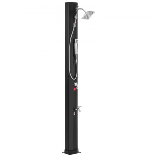 VEVOR Outdoor Solar Heated Shower, 10.57 Gallon Poolside Shower Kit ...