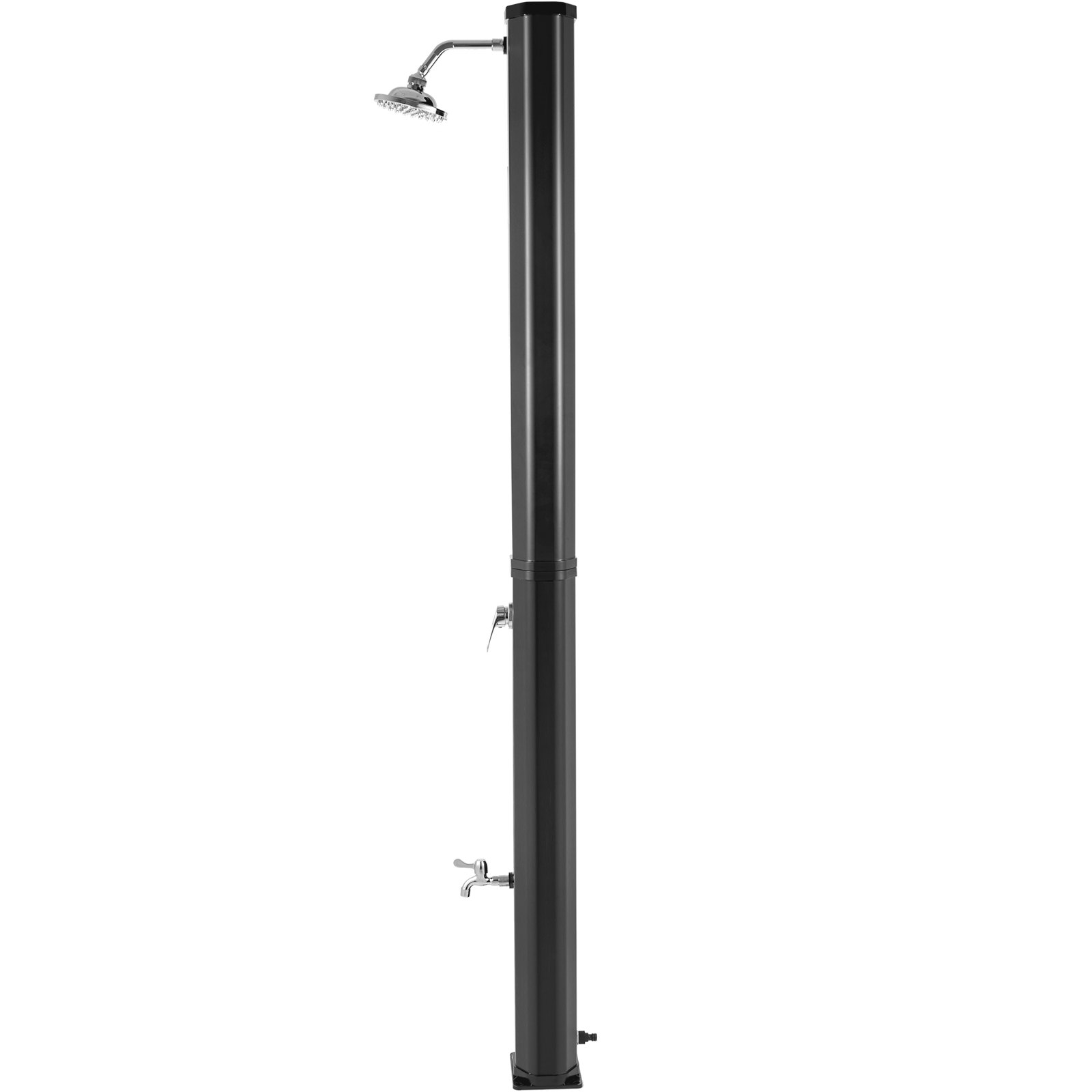 VEVOR Solar Heated Shower, 9.2Gal Outdoor Solar Shower, 7FT Solar ...
