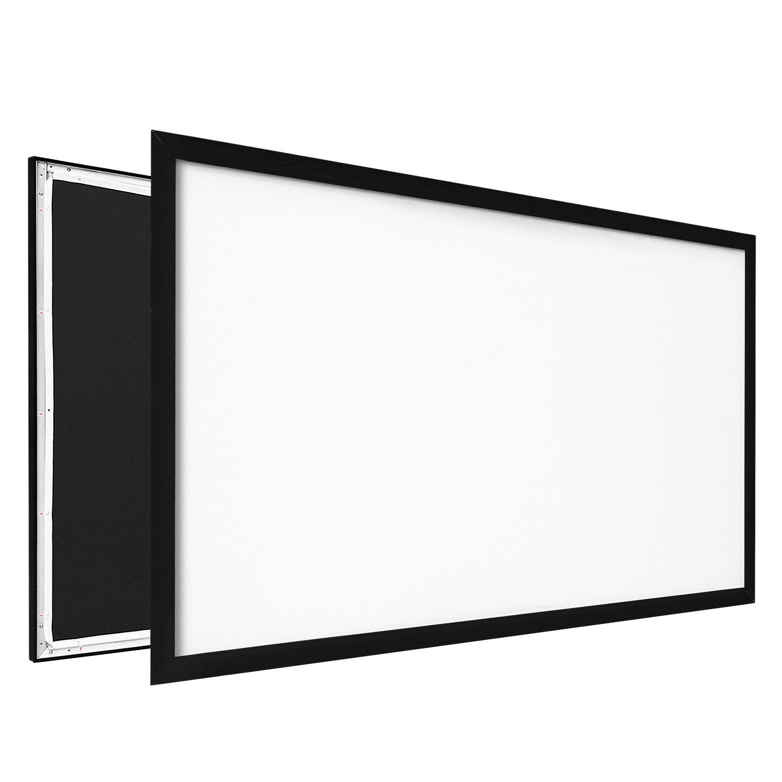VEVOR Projector Screen Fixed Frame 110inch Diagonal 16:9 4K HD Movie ...