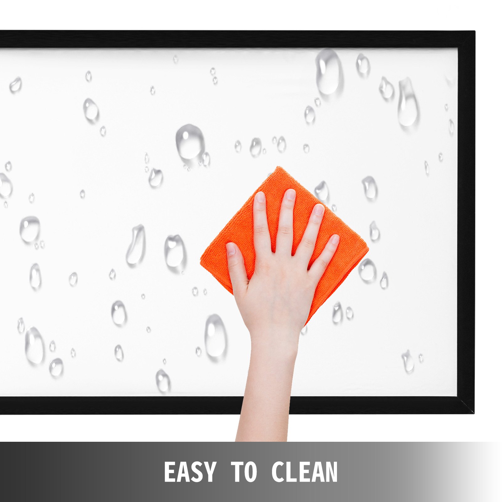 VEVOR Projector Screen Fixed Frame 130inch Diagonal 16:9 Movie ...