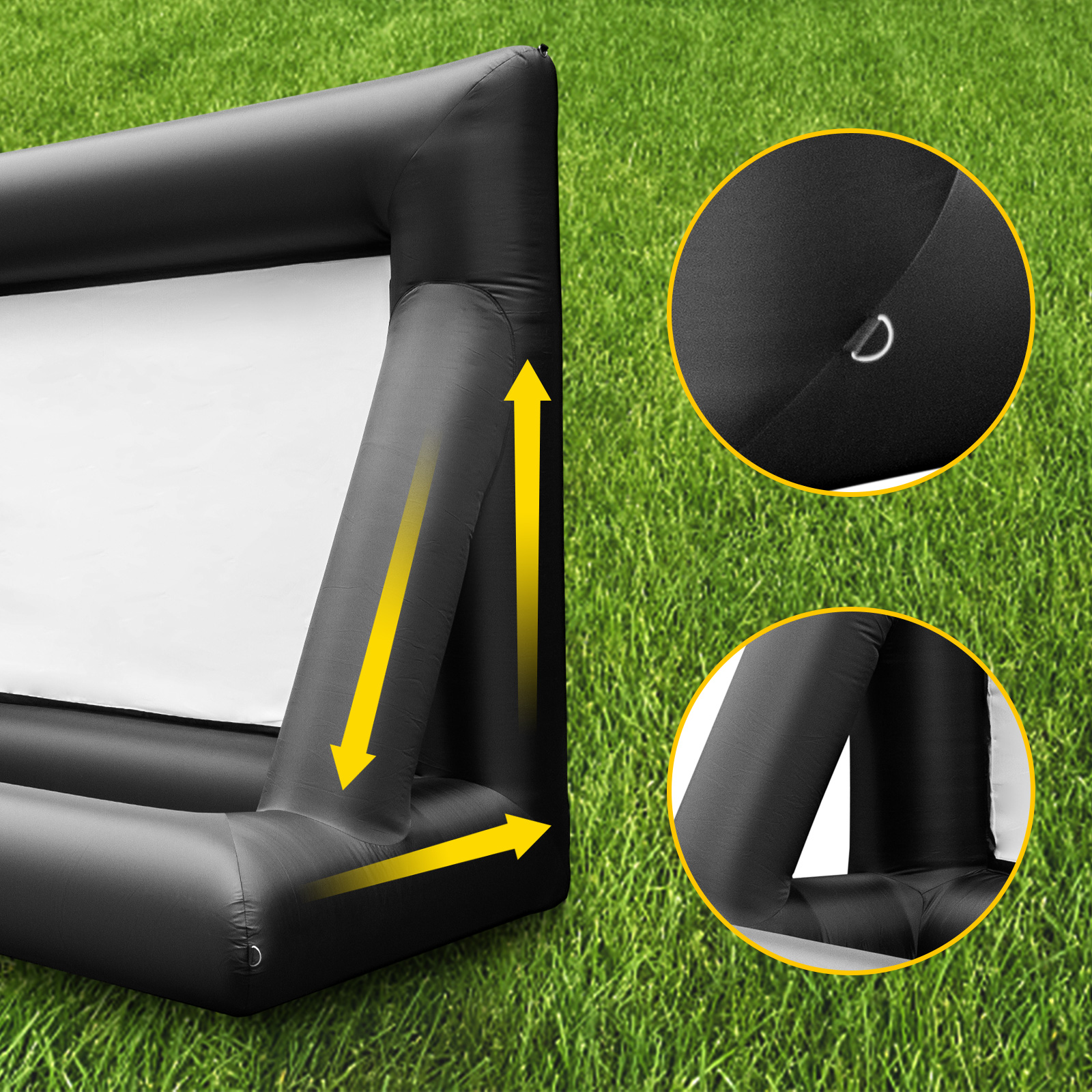 VEVOR Inflatable Movie Screen 24FT Inflatable Projector Screen for ...