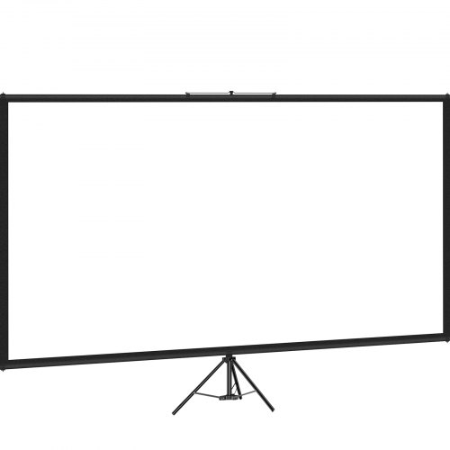VEVOR Tripod Projector Screen with Stand 70 inch 16:9 4K HD Projection ...