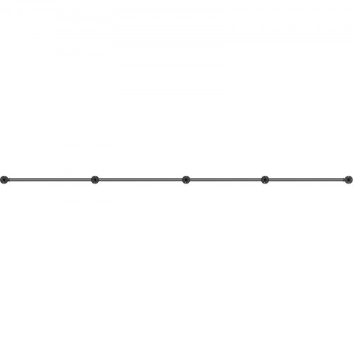VEVOR Pipe Stair Handrail, 12FT Staircase Handrail, 440LBS Load ...