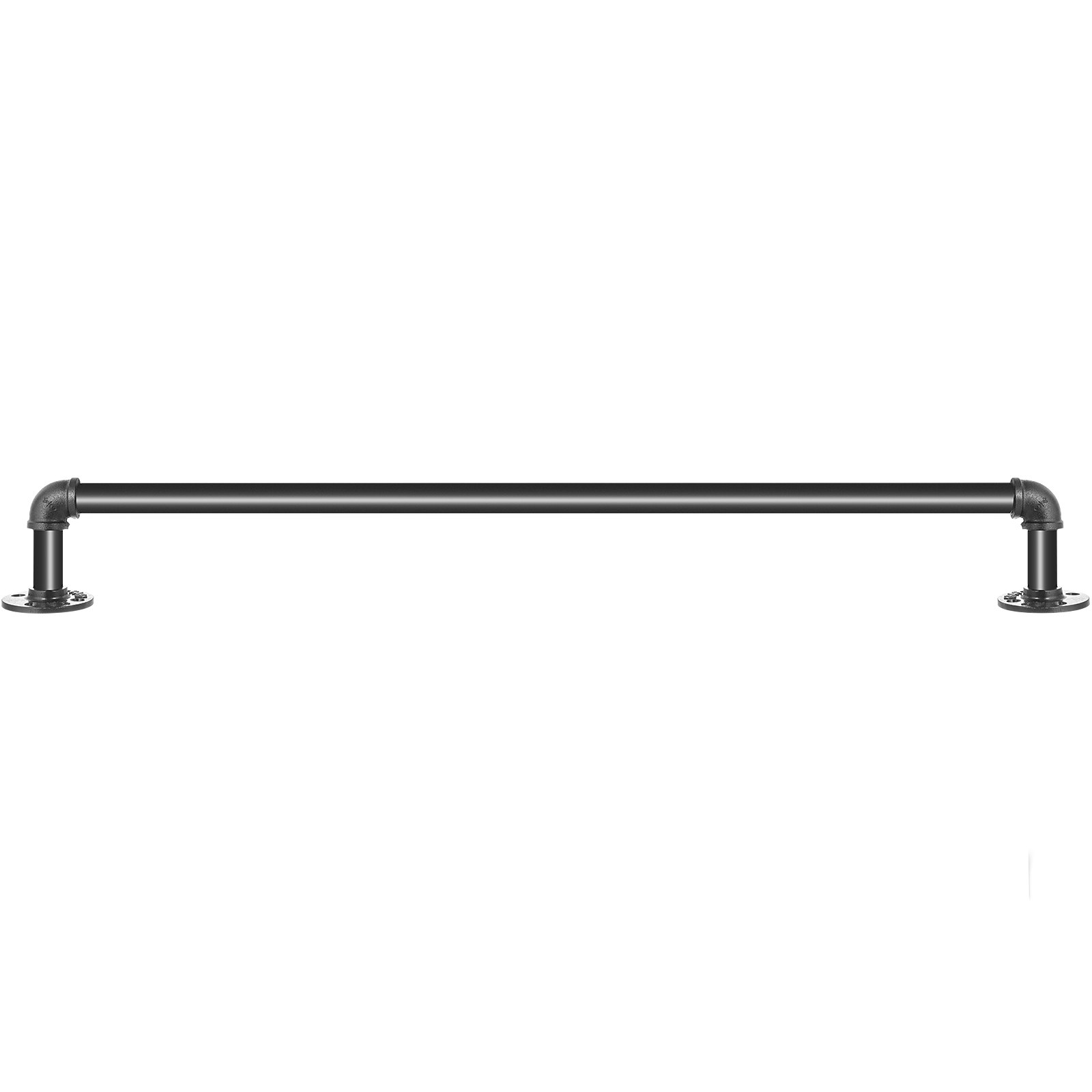 VEVOR Pipe Stair Handrail, 2FT Staircase Handrail, 440LBS Load Capacity ...