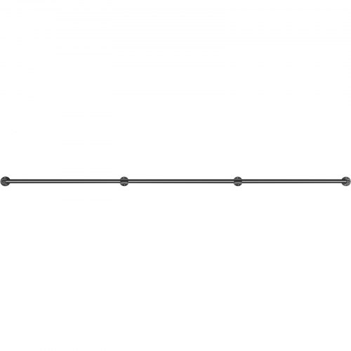 VEVOR Pipe Stair Handrail, 9FT Staircase Handrail, 440LBS Load Capacity ...