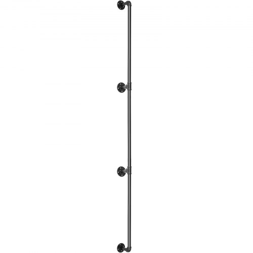 VEVOR Vevor Pipe Stair Handrail Staircase Handrail 9 Ft Carbon Steel ...