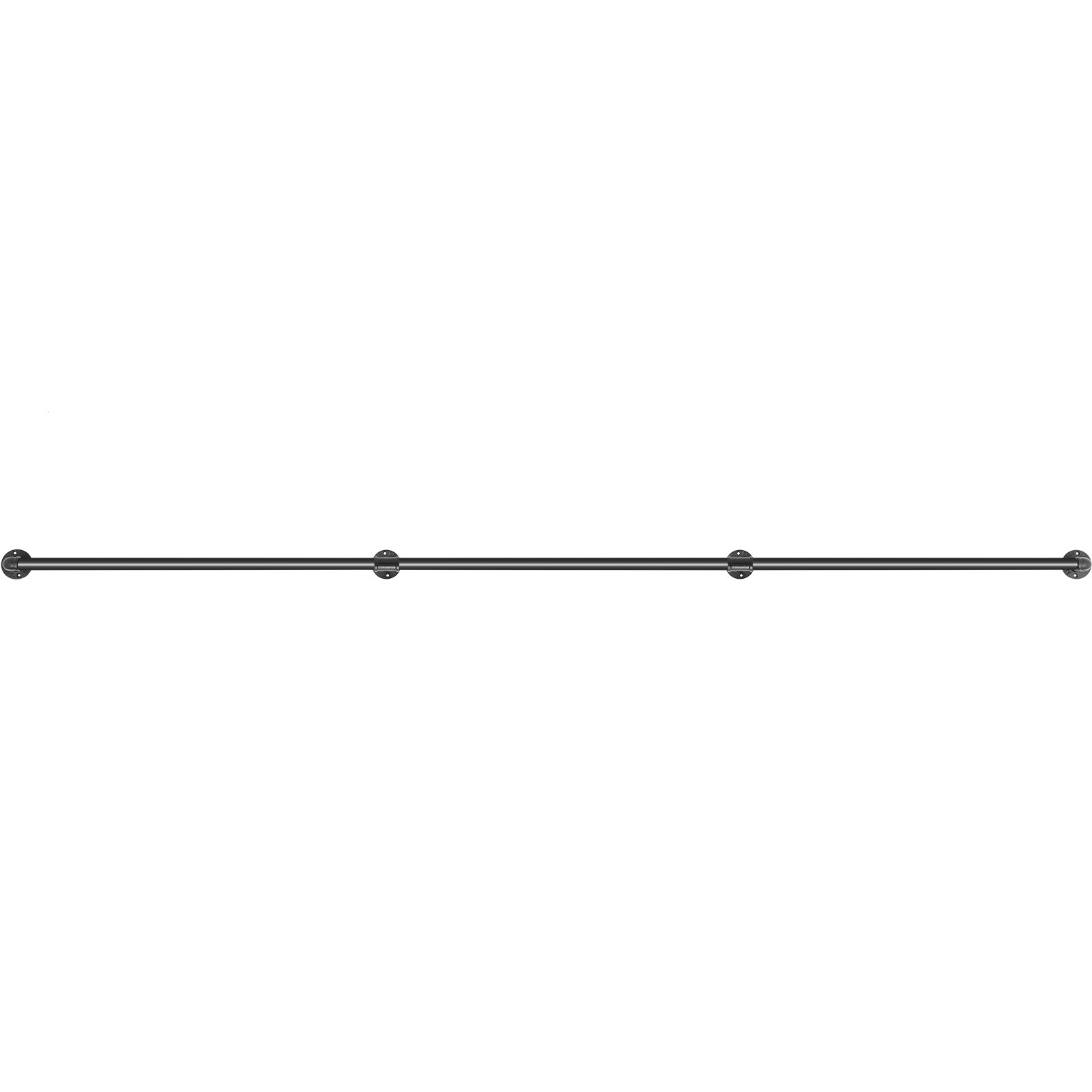 VEVOR Pipe Stair Handrail, 9FT Staircase Handrail, 440LBS Load Capacity ...