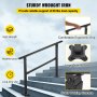 VEVOR Iron Handrail Stair Railing Hand Rail Kit Fit for 1-3 Steps ...