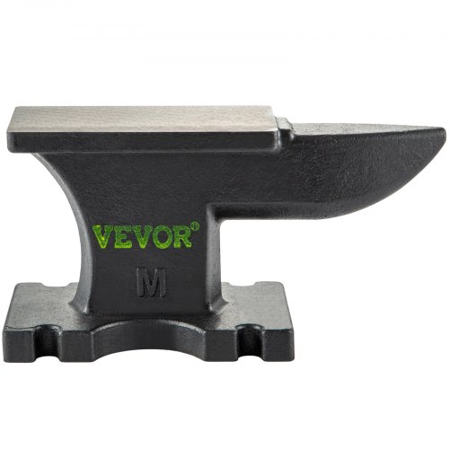 VEVOR Cast Iron Anvil, 25 Lbs(11kg) Single Horn Anvil with 6.8 x 3.5 ...