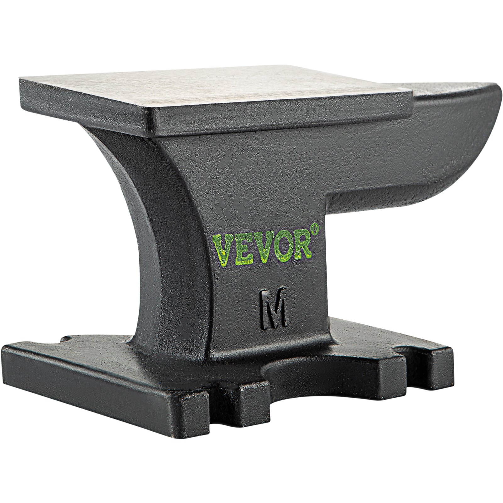 VEVOR Cast Iron Anvil, 25 Lbs(11kg) Single Horn Anvil with 6.8 x 3.5 ...