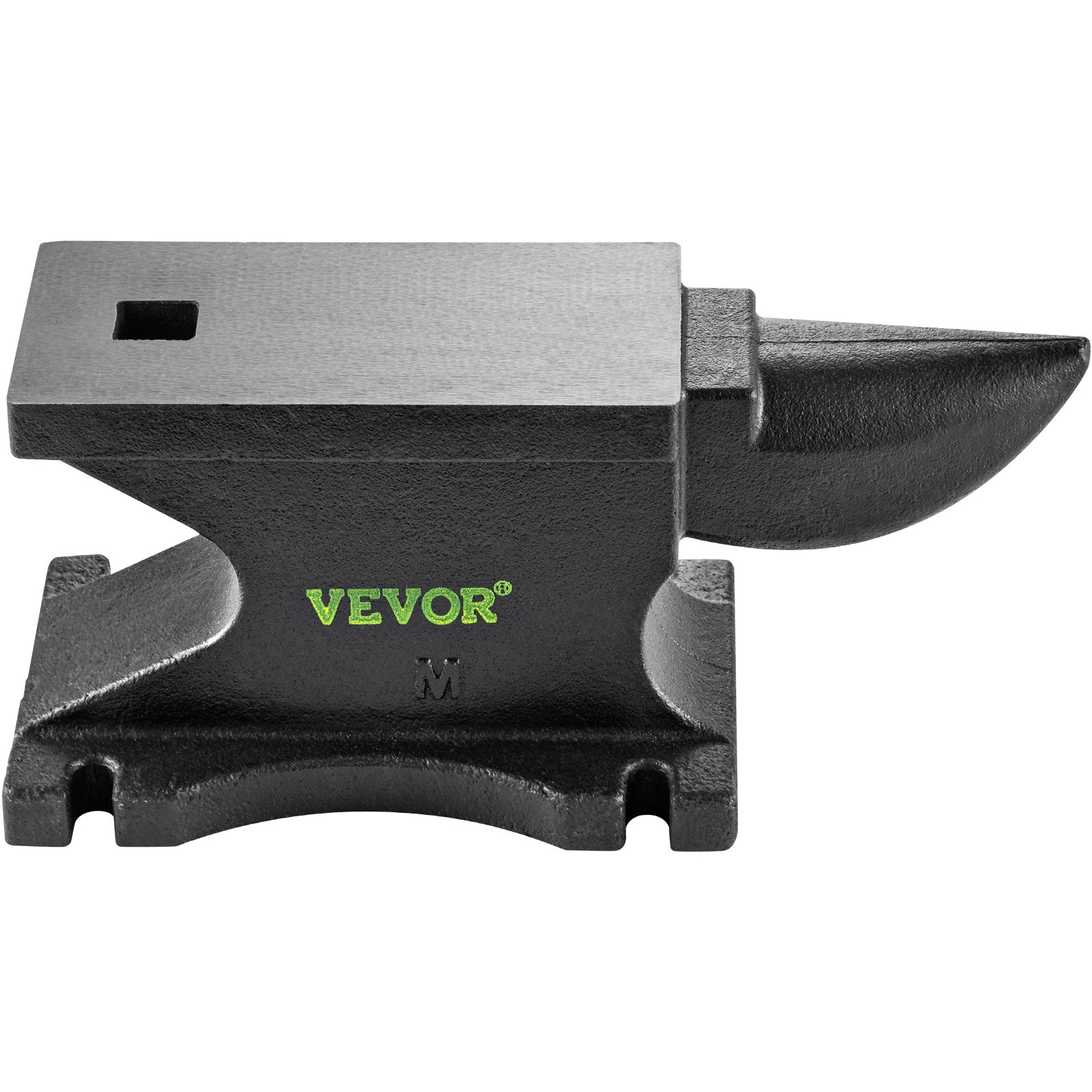 VEVOR Cast Iron Anvil, 100 Lbs(45kg) Single Horn Anvil with 10.4 x 5 in ...
