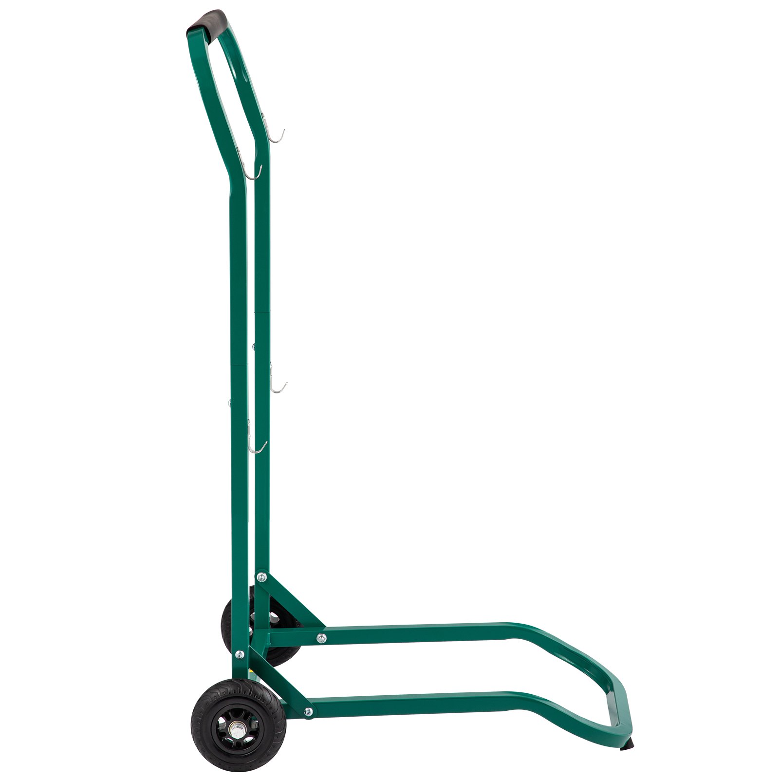 VEVOR Heavy-Duty Steel Recycling Cart, 22.8 x 15.7 in Moving Bin Cart w ...