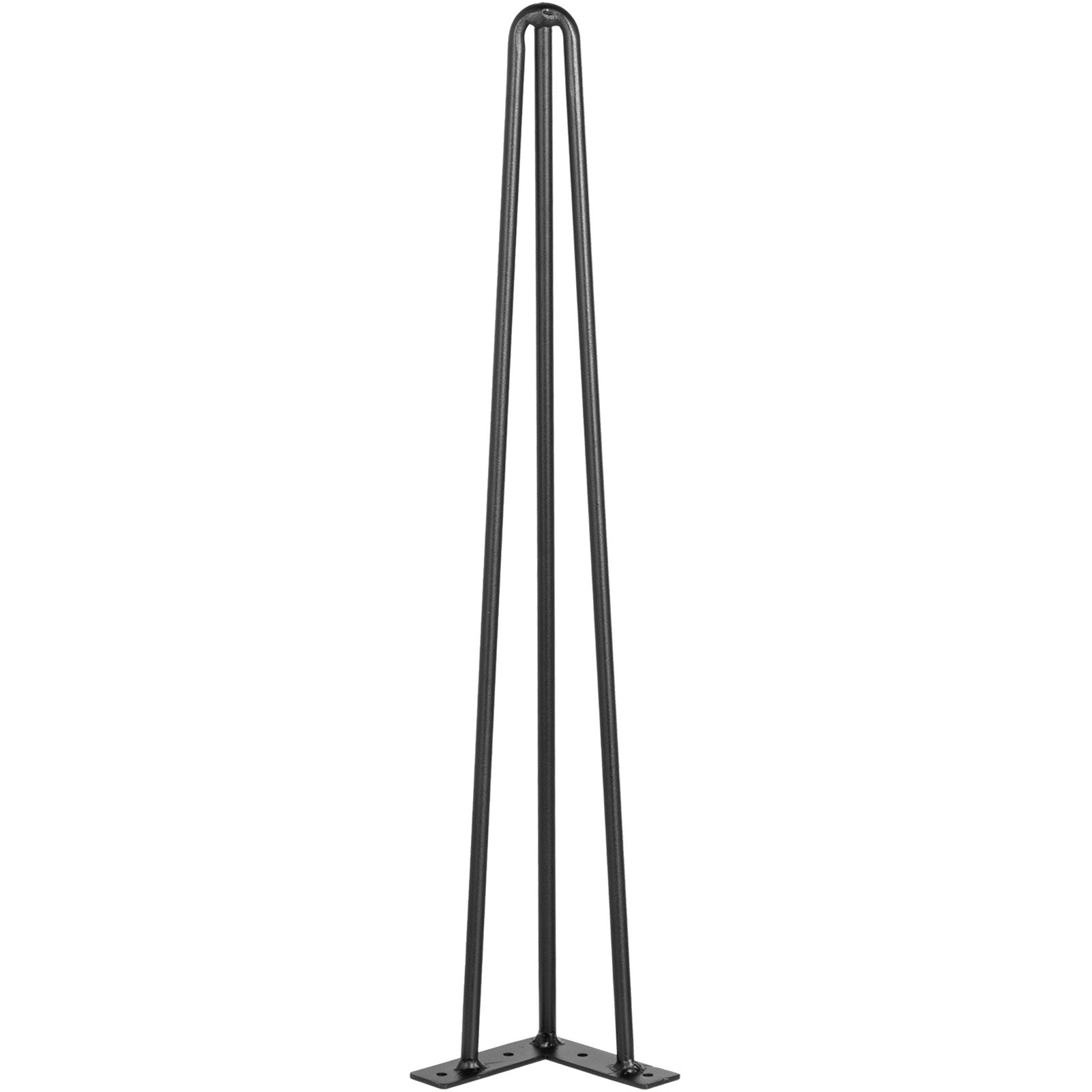 VEVOR Hairpin Table Legs 22 inch, Set of 4 DIY Desk Table Legs 3 Rods ...