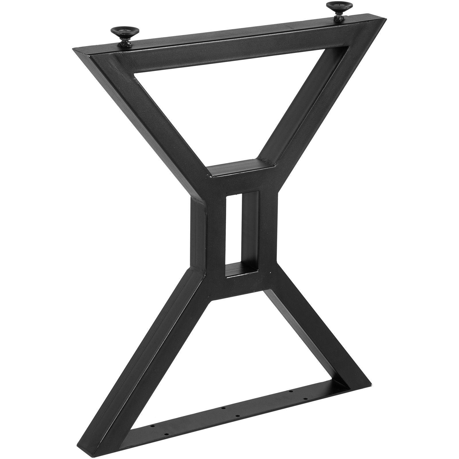 VEVOR Dining Table Legs 28 inch, Metal Table Legs 2PCs, Hollow X-Shaped ...