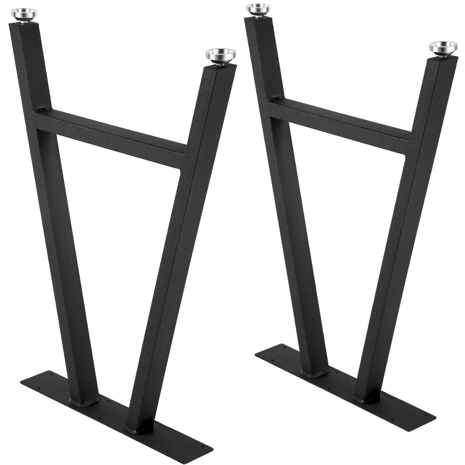 VEVOR Metal Table Legs 28 x 17.7 inch A-Shaped Desk Legs Set of 2 Heavy ...