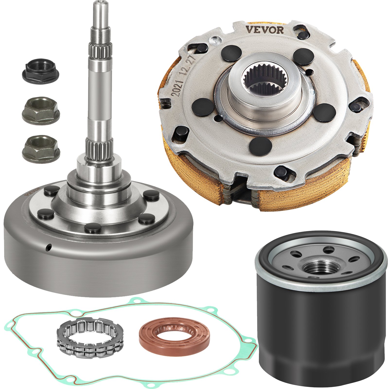VEVOR Wet Clutch Kits Assembly compatible with UTV ATV 500 700 MSU-500 ...