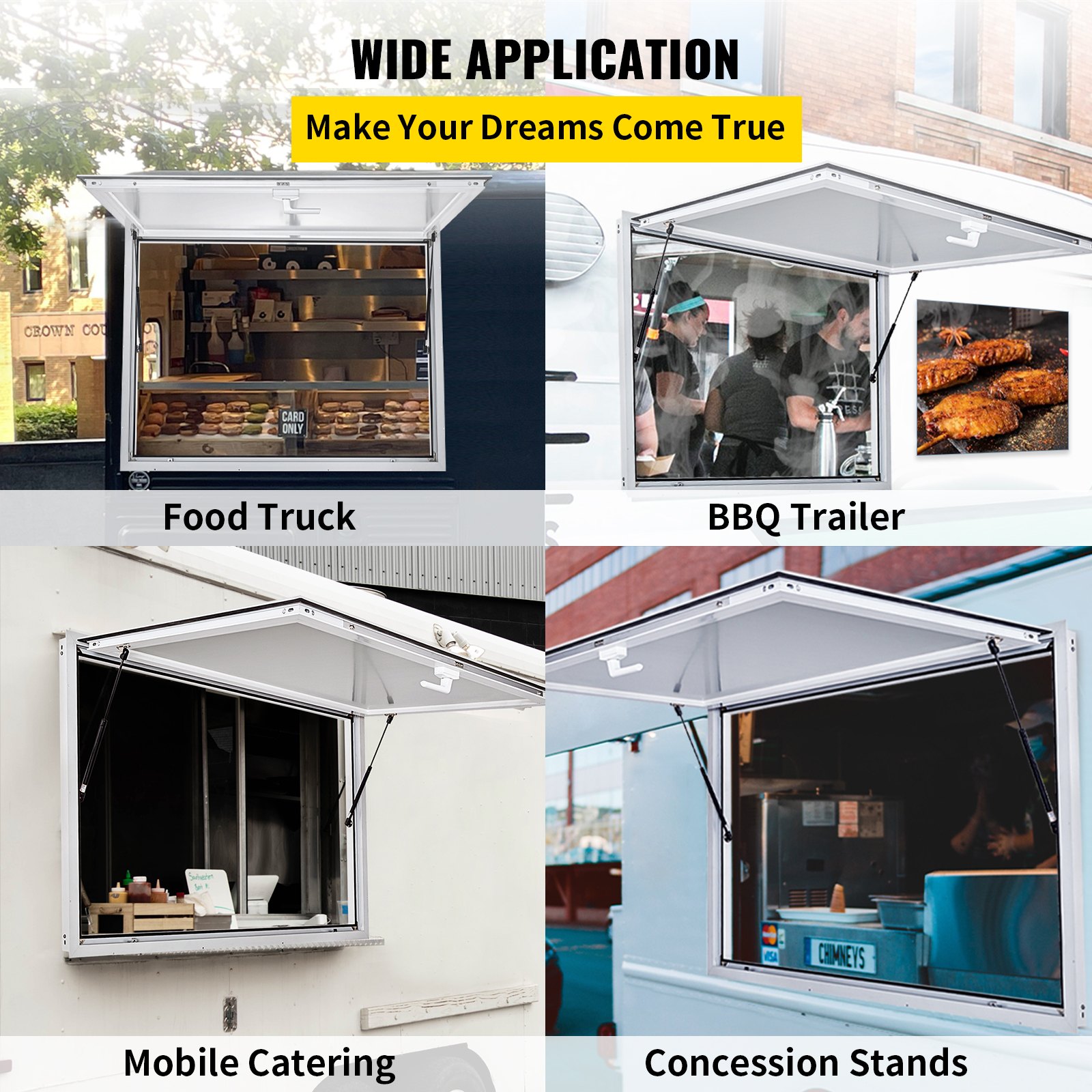 Concession Stand Window, Concession Windows, 36 x 36 Inches, with ...