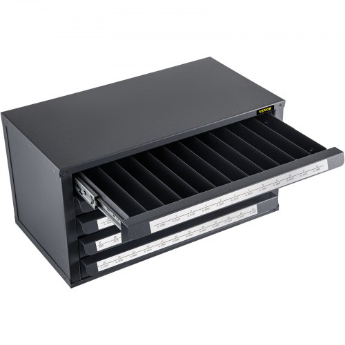VEVOR Drill Bit Dispenser Cabinet, Five-Drawer Drill Bit Dispenser, 60 ...