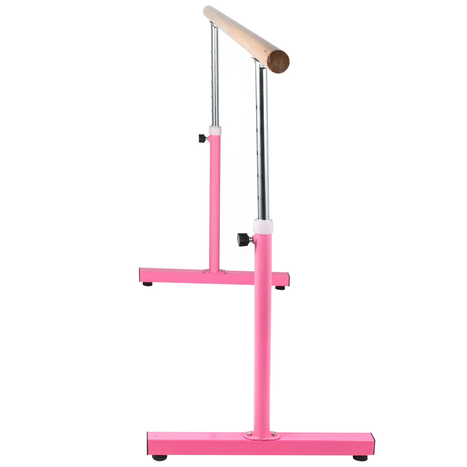 VEVOR 6.5FT Length Single Ballet Barre,Portable Pink Dance Bar ...