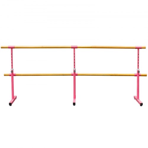 10FT Ballet Barre Freestanding Bar Double Bar Leg Stretching Dancing ...