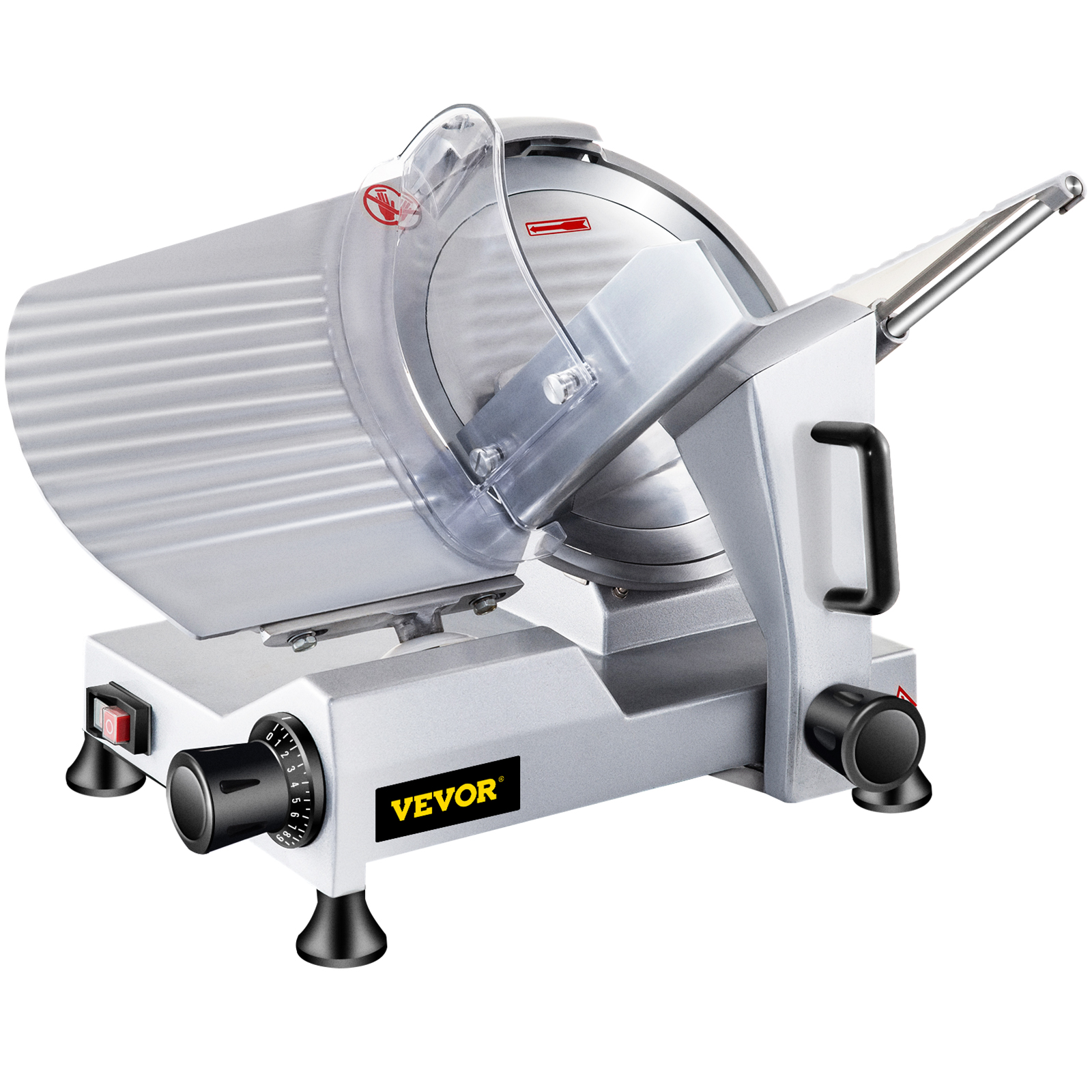 VEVOR Commercial 10" Electric Meat Slicer Blade 240W 530RPM Deli Cheese ...