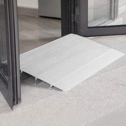 VEVOR Transitions Modular Entry Ramp, 4" Rise Door Threshold Ramp ...