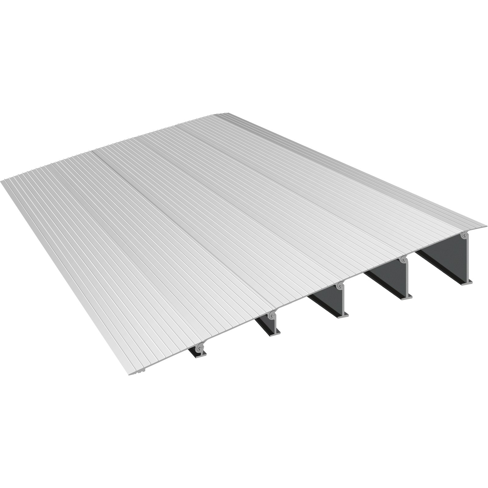 VEVOR Transitions Modular Entry Ramp, 5" Rise Door Threshold Ramp ...