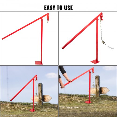 Vevor T Post Puller Fence Post Puller Jack43.3x5.9x5.9in Fence Post ...
