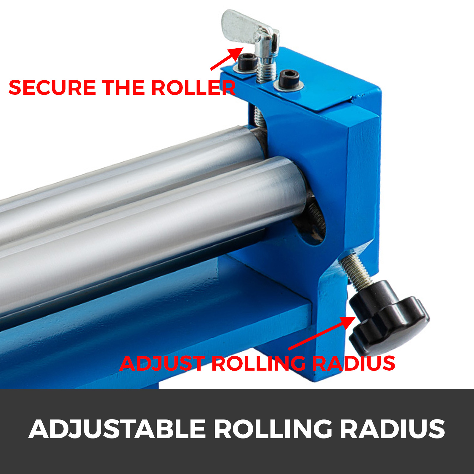 SR 320J Slip Roll Machine Metal Sheet Mild Steel Crank Handle & 2 ...