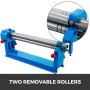 VEVOR 24 in. Slip Roll Roller Metal Plate Bending Round Machine, Slip ...