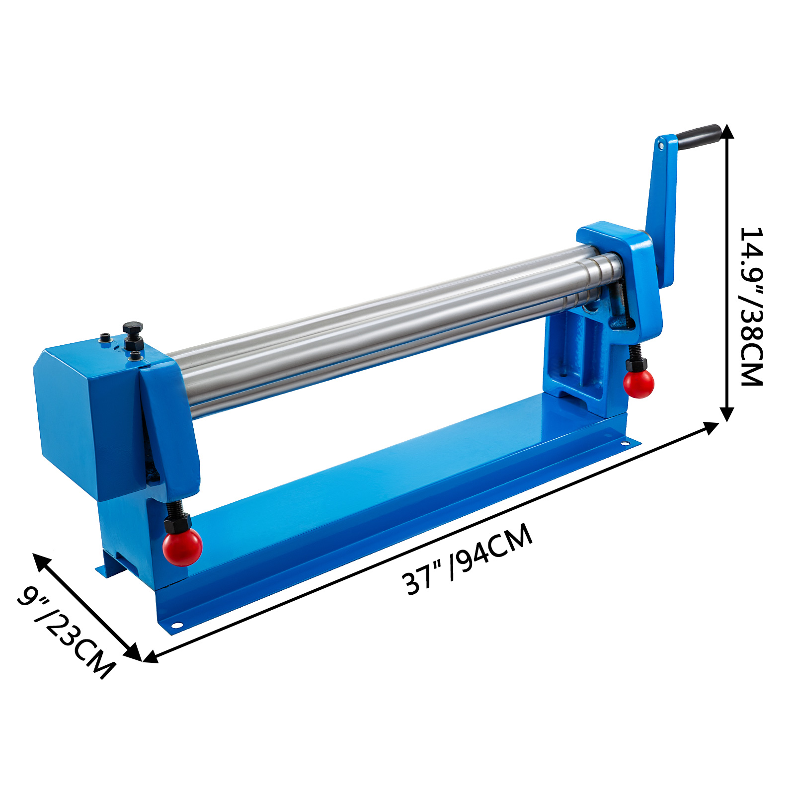 Rb-610 Manual Slip Roller 570mm Bending Round 1.2mm Steel Plate Rolling ...