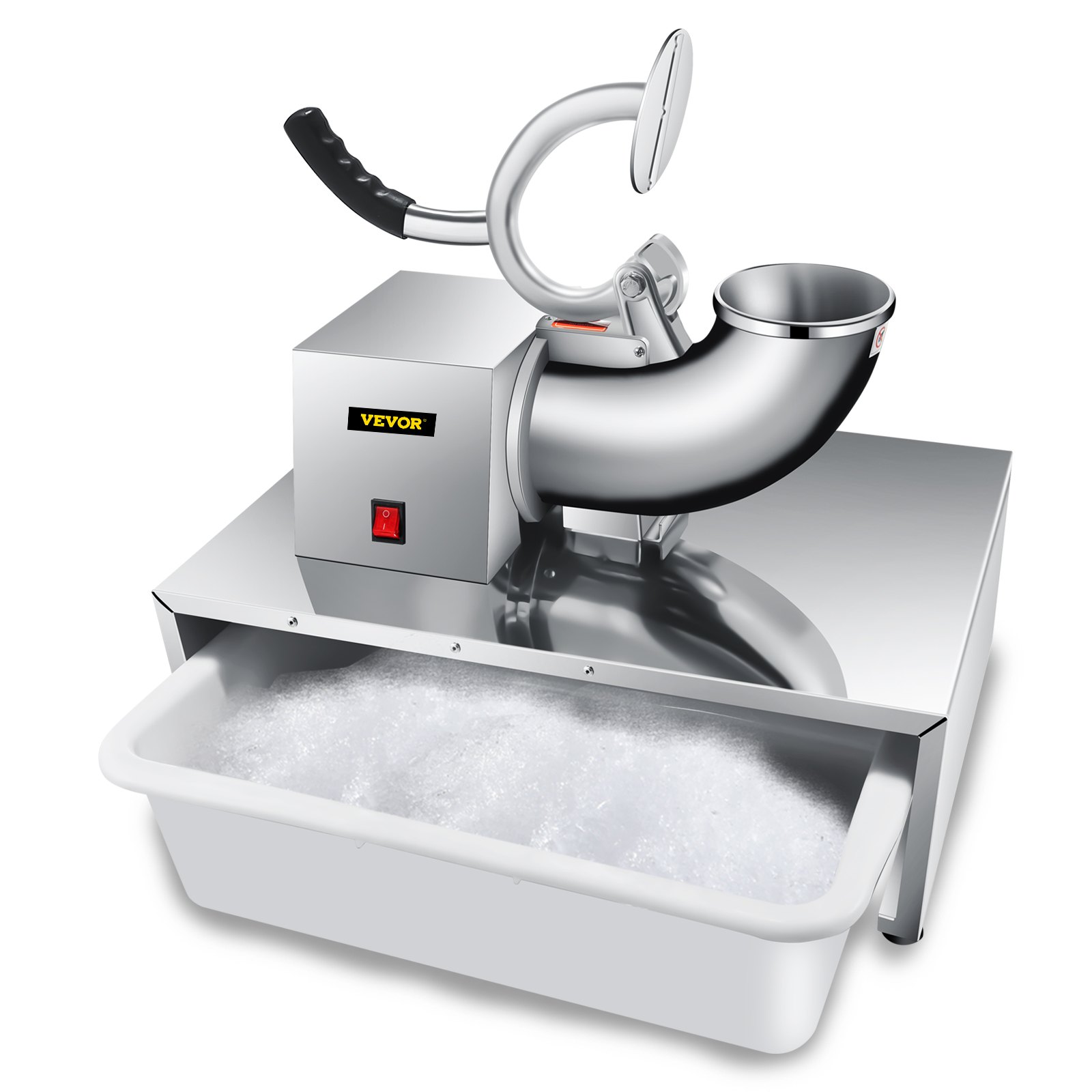 VEVOR 110V Commercial Snow Cone Machine, 500LB/H Commercial Snow Cone ...