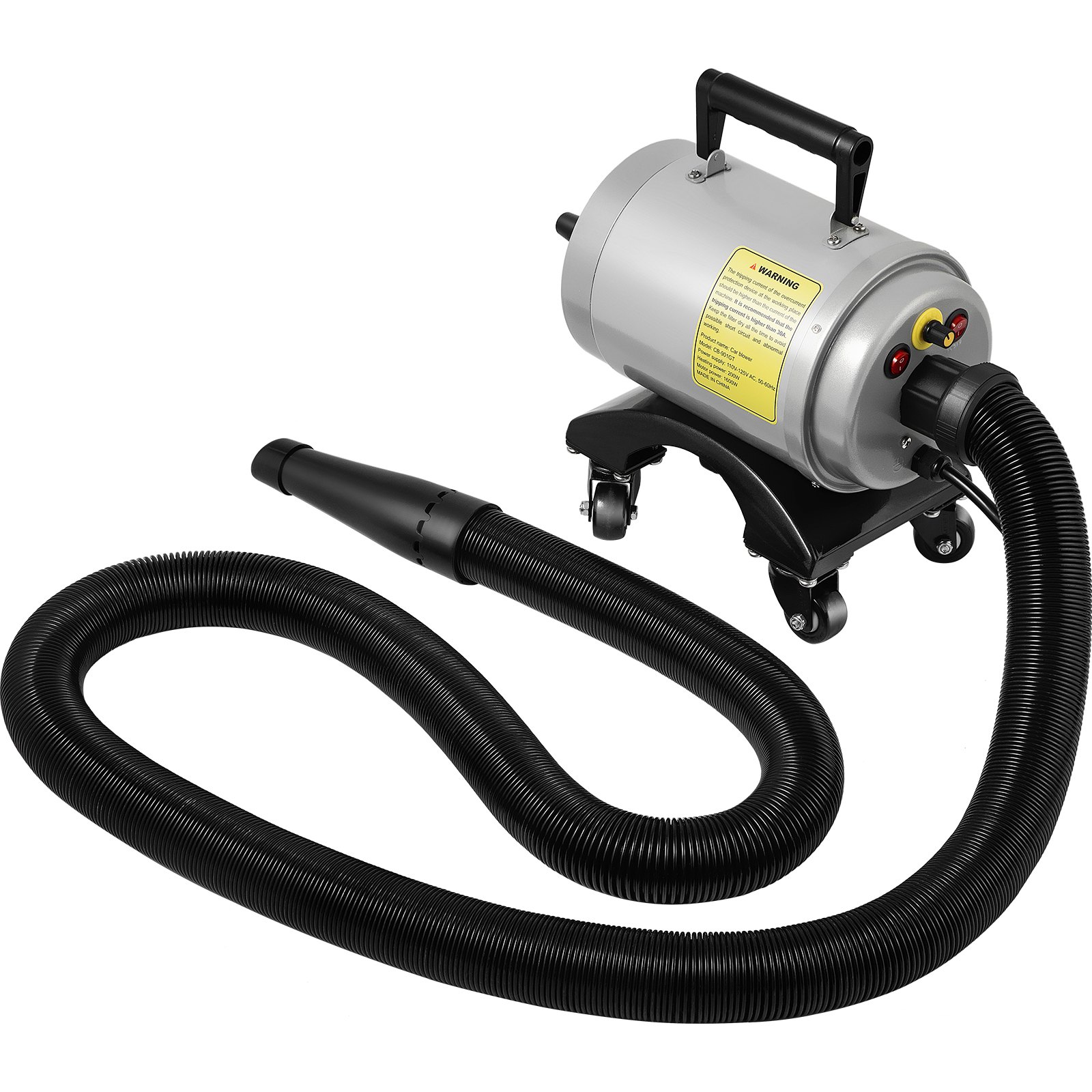 VEVOR Car Air Dryer Blower, 5.0HP Powered Temp High Velocity Car Dryer ...