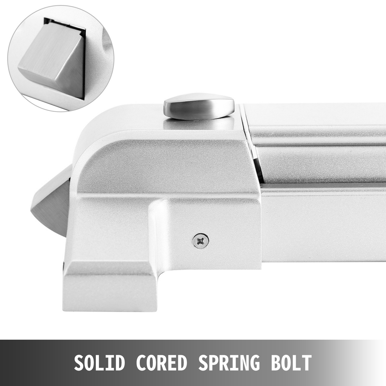 Door Push Bar Panic Exit Device With Handle Heavy Duty Hardware Latch ...