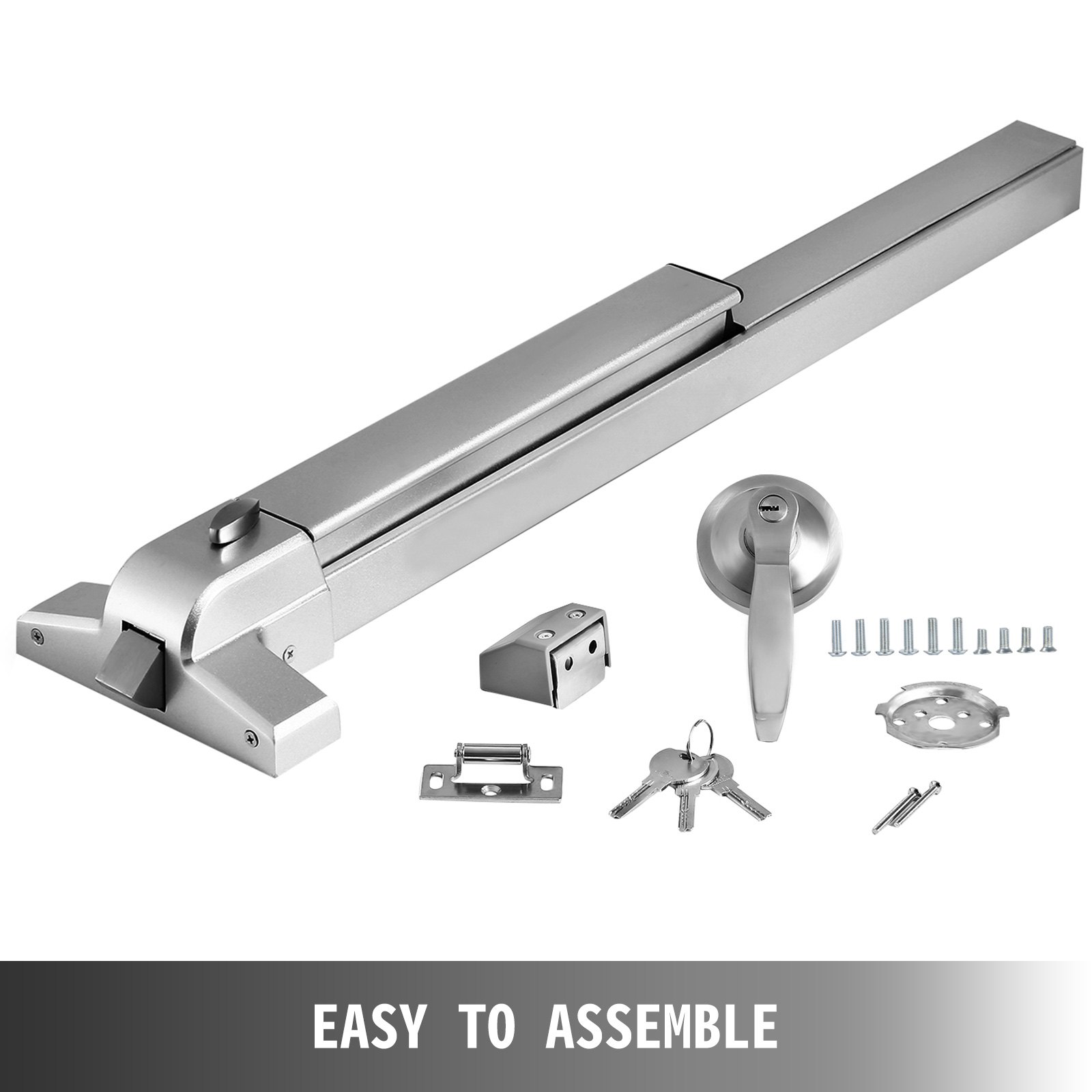 Door Push Bar Panic Exit Device With Handle Heavy Duty Hardware Latch ...