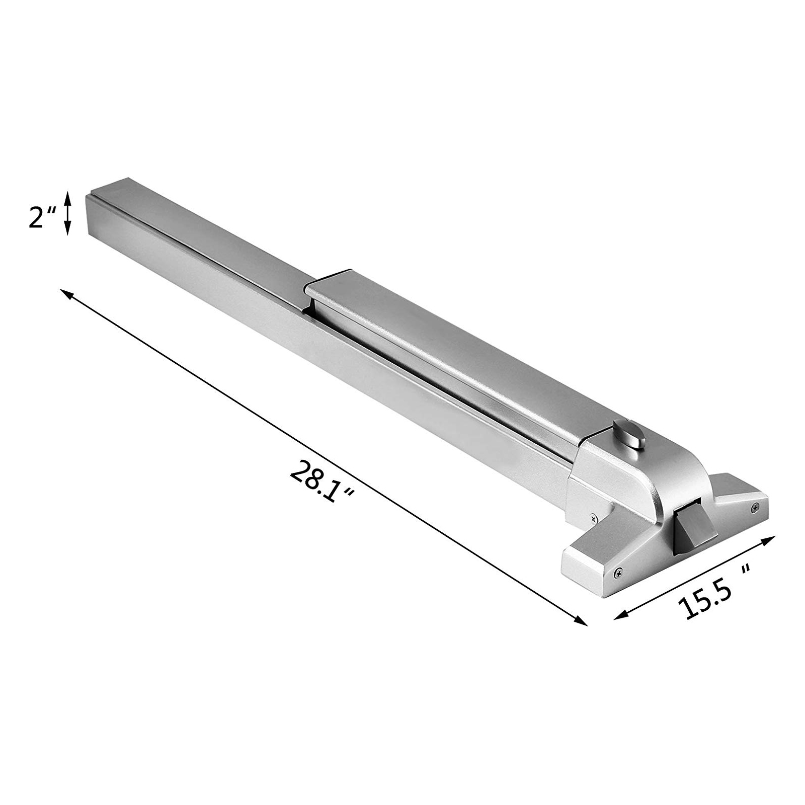 Door Push Bar Panic Exit Device With Handle Heavy Duty Hardware Latch ...