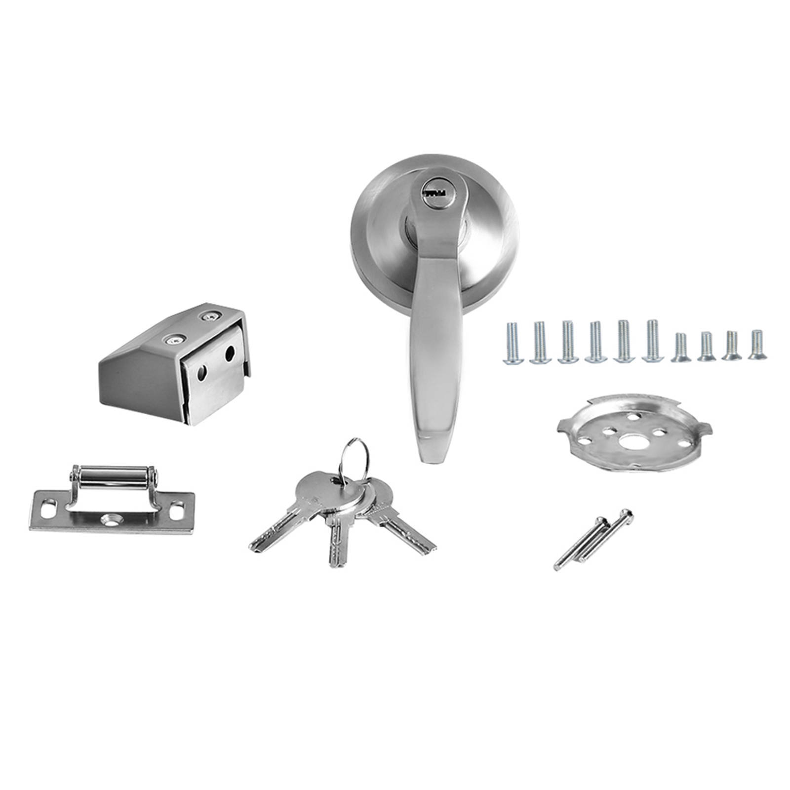 Door Push Bar Panic Exit Device With Handle Heavy Duty Hardware Latch ...