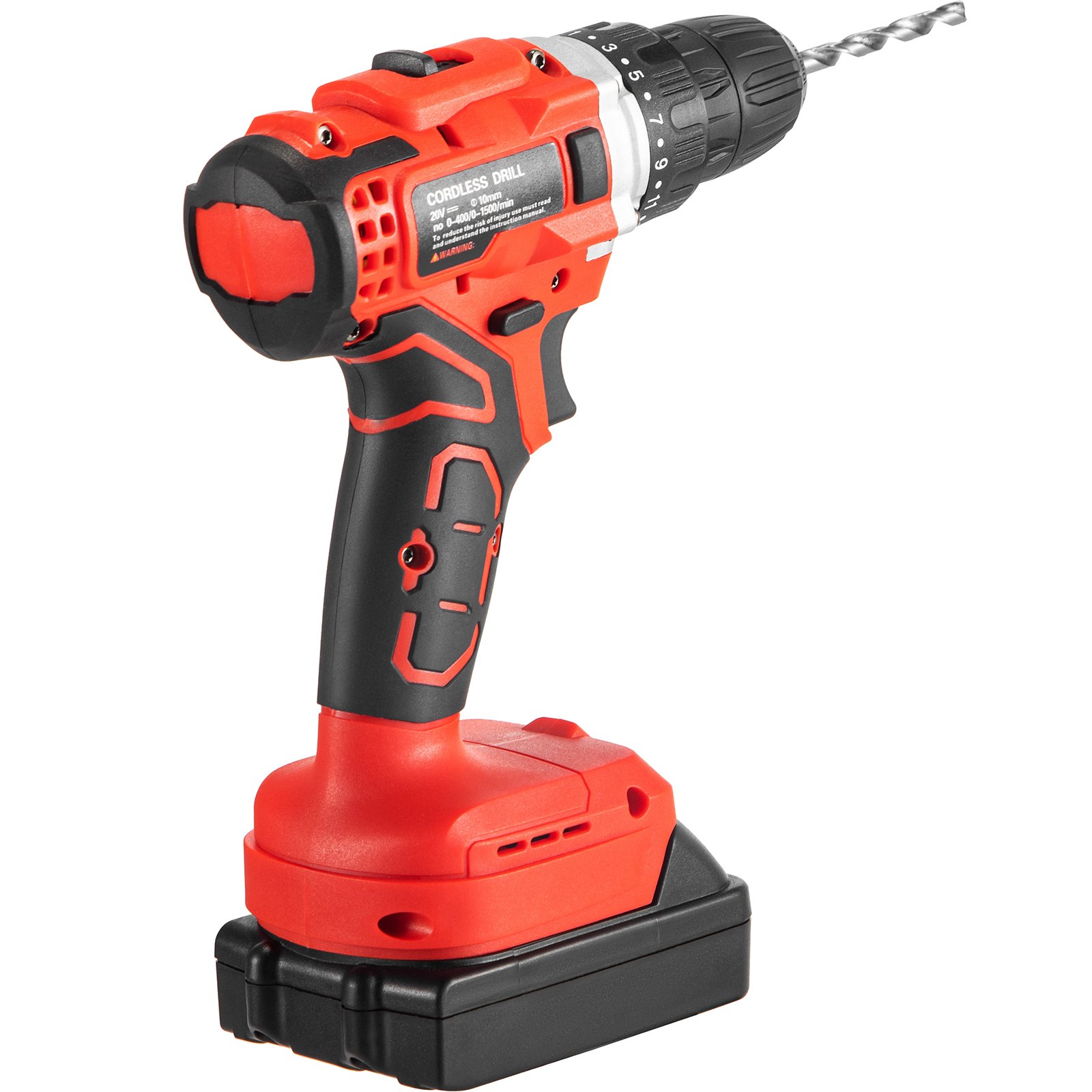 VEVOR Cordless Drill Combo Kit, 20V Max Cordless Drill 2 Speeds, 2/5 ...