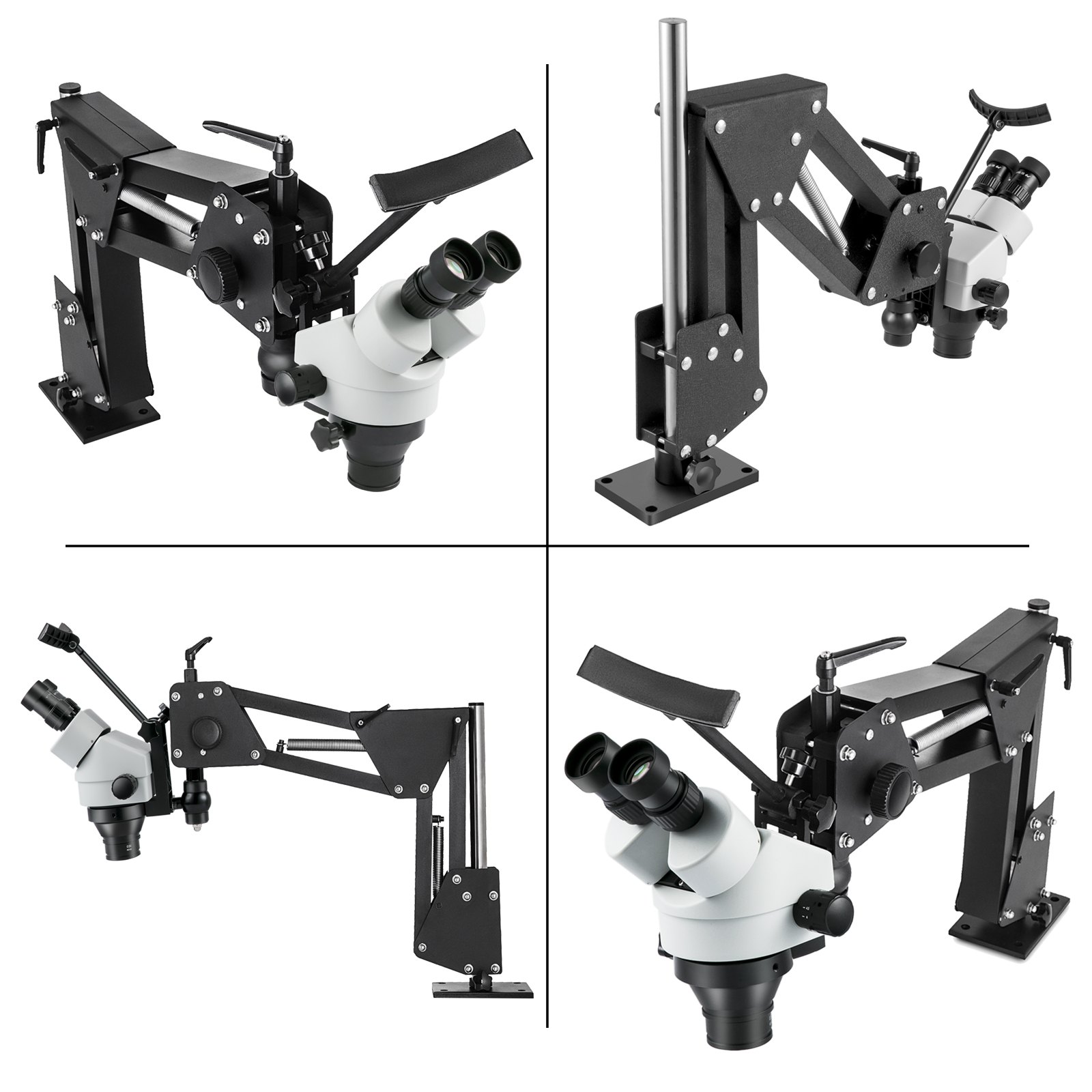 VEVOR Micro Inlaid Mirror Multi-Directional Microscope with Spring ...