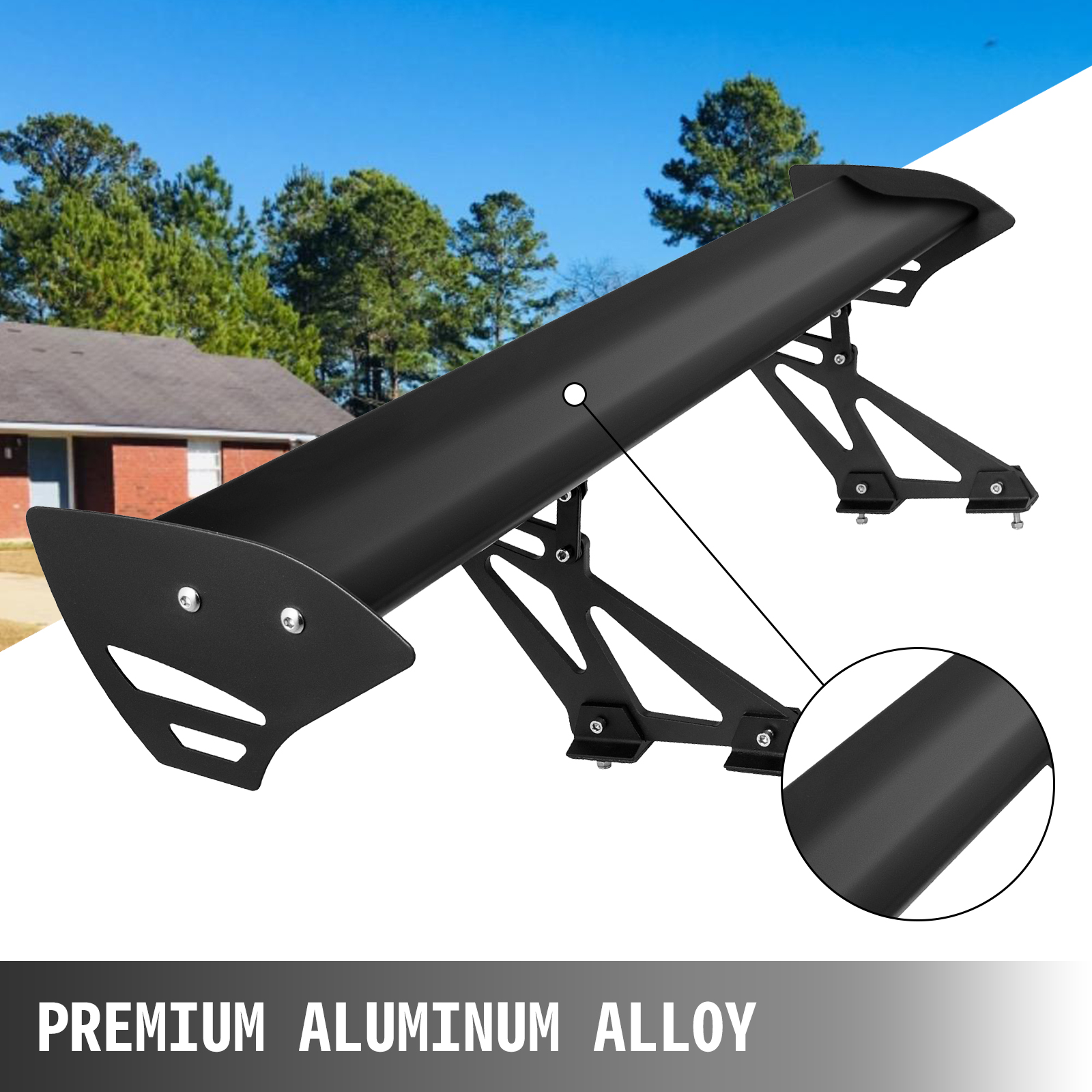 Universal GT Wing Spoiler 110CM Lightweight Aluminum Rear Spoiler Wing ...